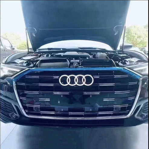 Illuminated Audi Front Grille Ring Emblem | LED Light-Up Rings ...